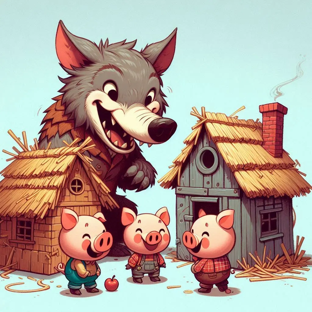 Cuento Los tres cerditos y el lobo feroz ️ | Minenito