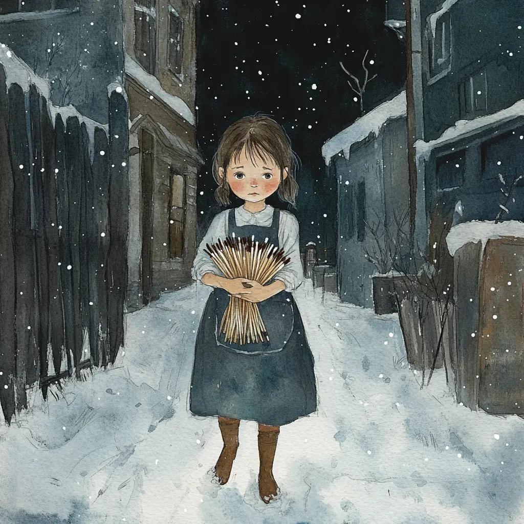 Cuento La pequeña cerillera ️ | Minenito