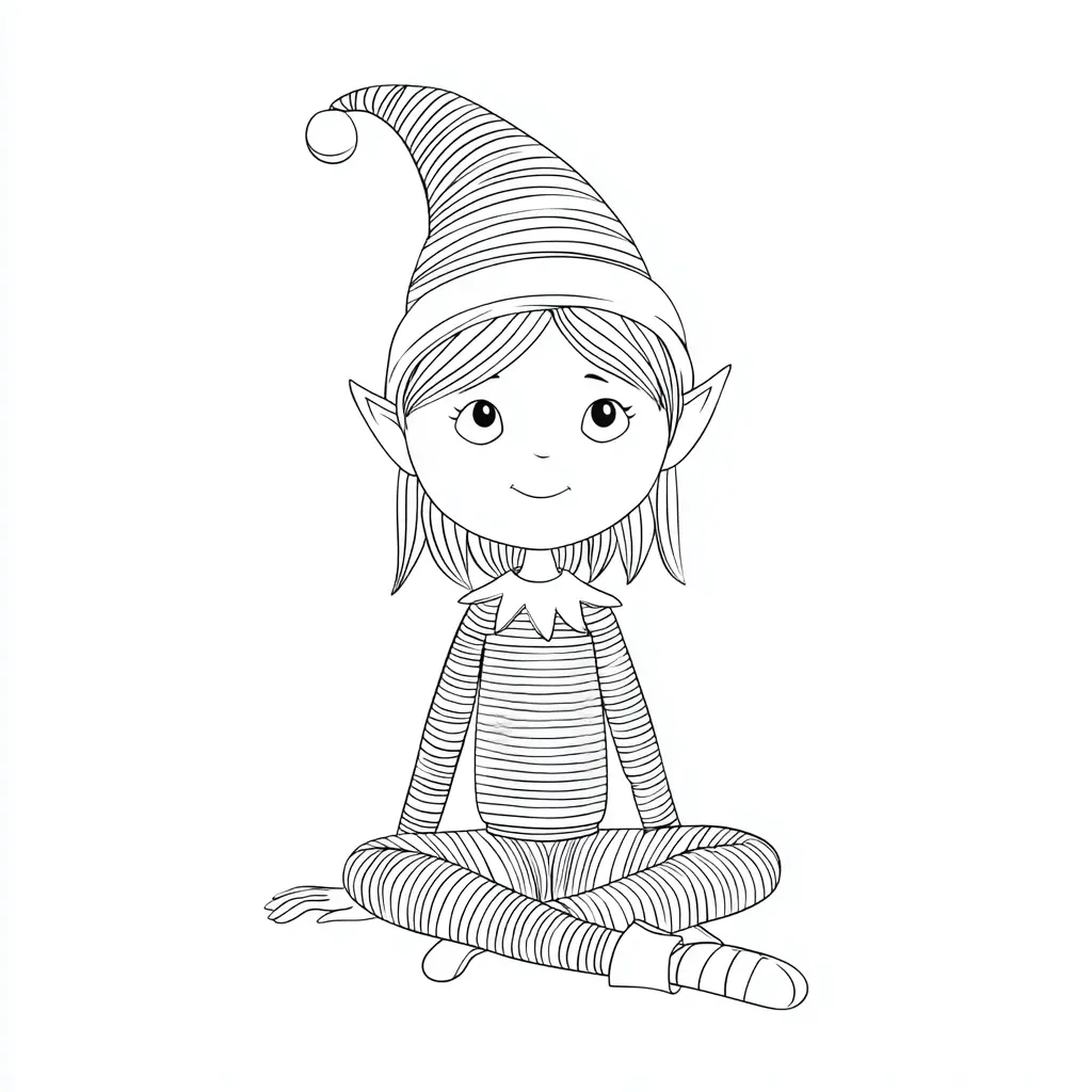 Dibujos de elfos para colorear ️ | Minenito