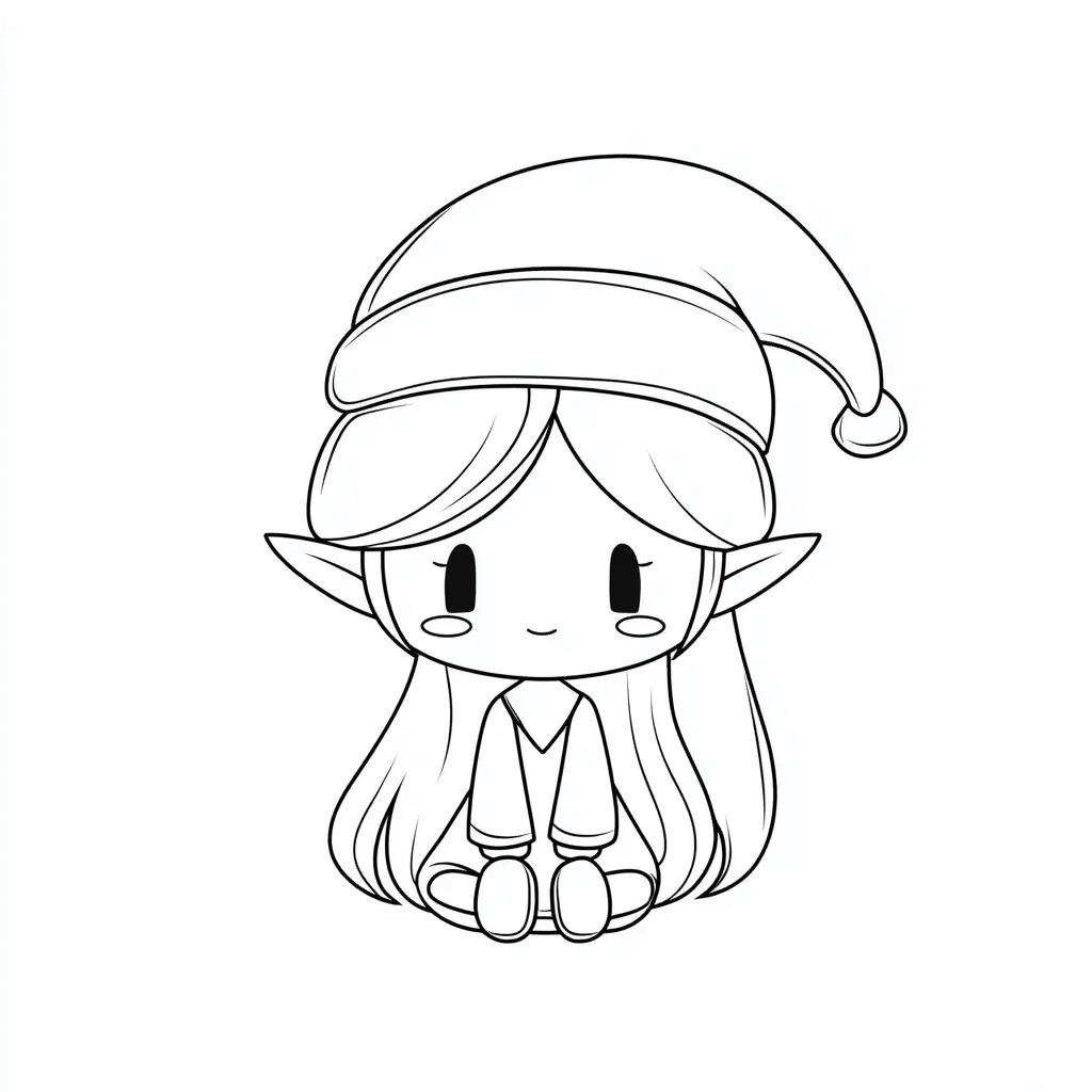 Dibujos de elfos para colorear ️ | Minenito