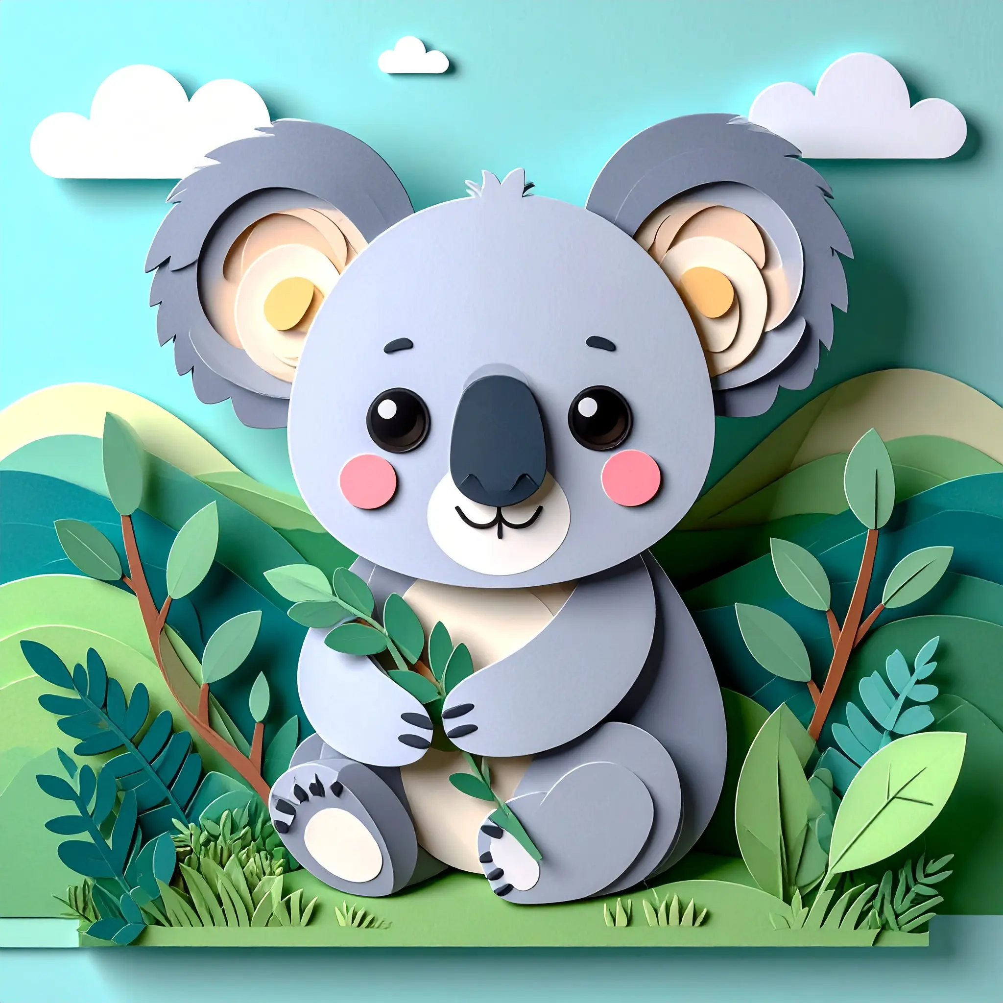 Dibujos de koalas para colorear ️ | Minenito