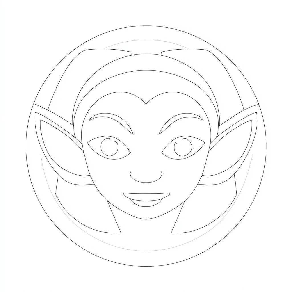 Mandalas de elfas para colorear e imprimir ️ | Minenito